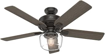 Amazon.co.jp: Hunter LED 52 Kingston Ceiling Fan with Reversible Blades ...