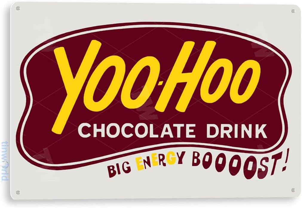 Amazon.com: Tinworld Tin Sign: Yoo-Hoo Retro Chocolate Drink Soda Store ...