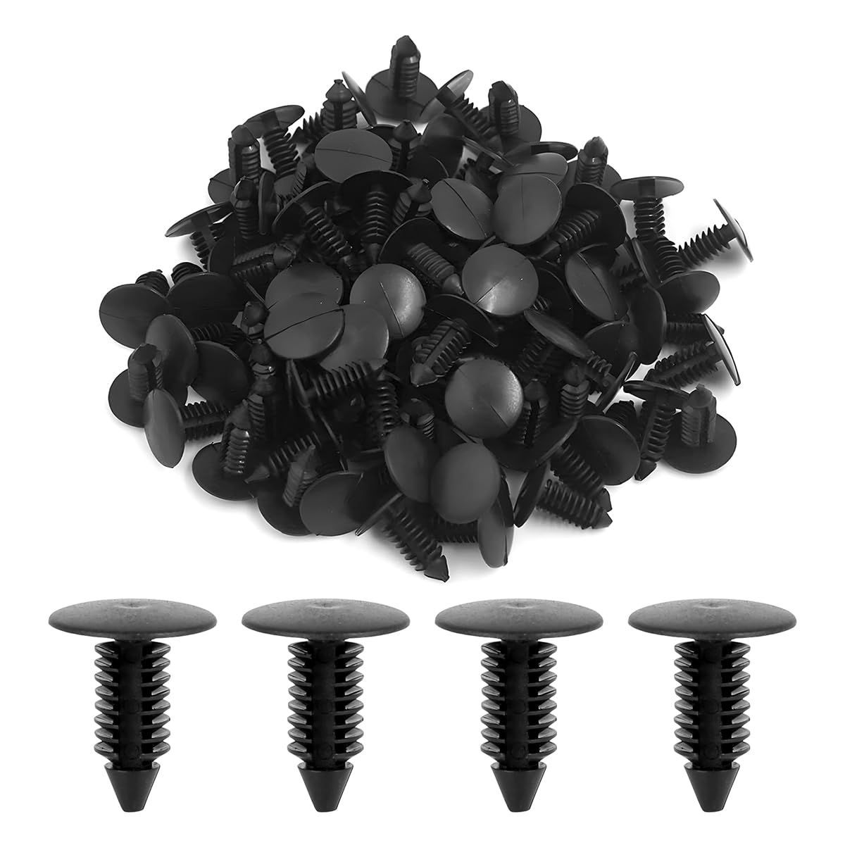 Amazon.com: Mandark 100PCS Car Bumper Shield Fastener Rivet Clips ...