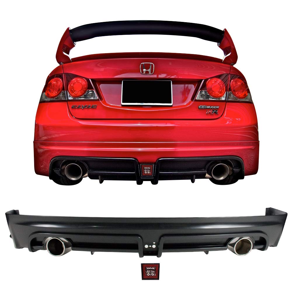 Untuk Honda 8th Gen Civic SI Mugen Serat Kaca Dan Diffuser, 49% OFF