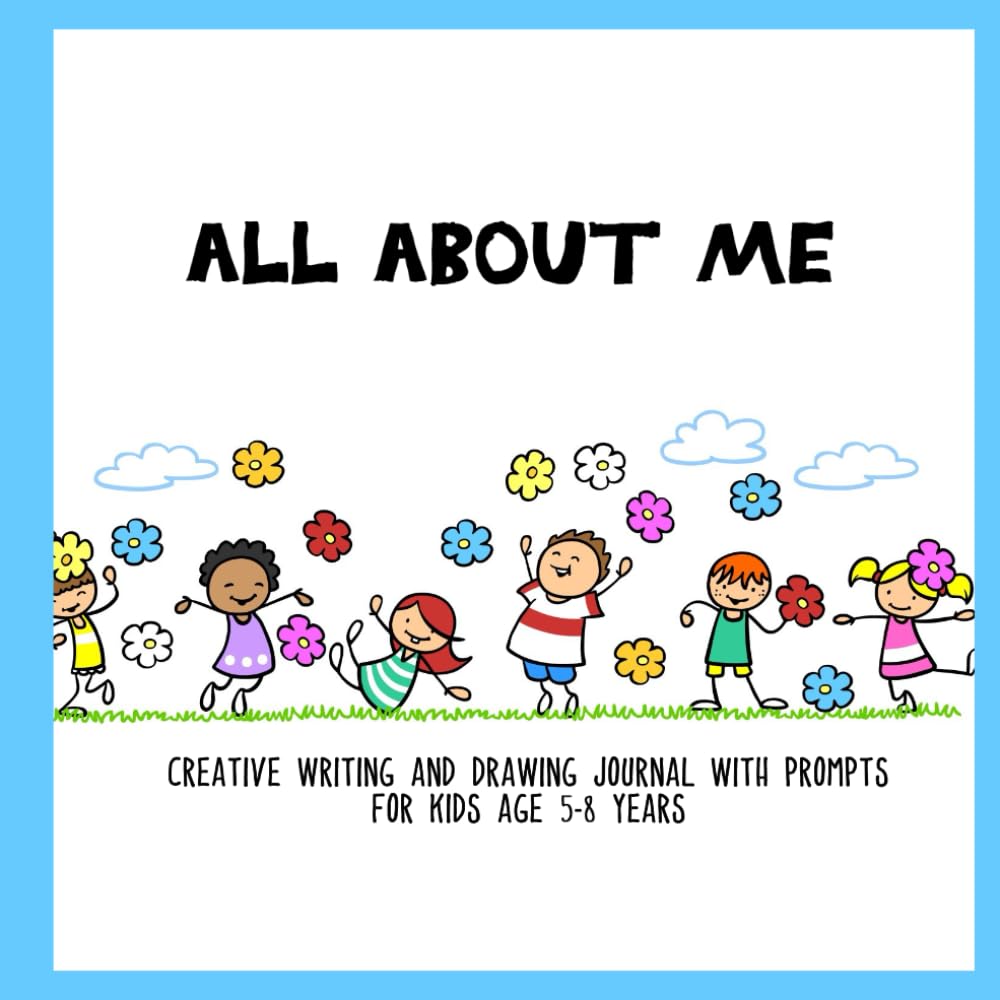 All About Me: Creative Writing and Drawing Journal with Prompts for ...