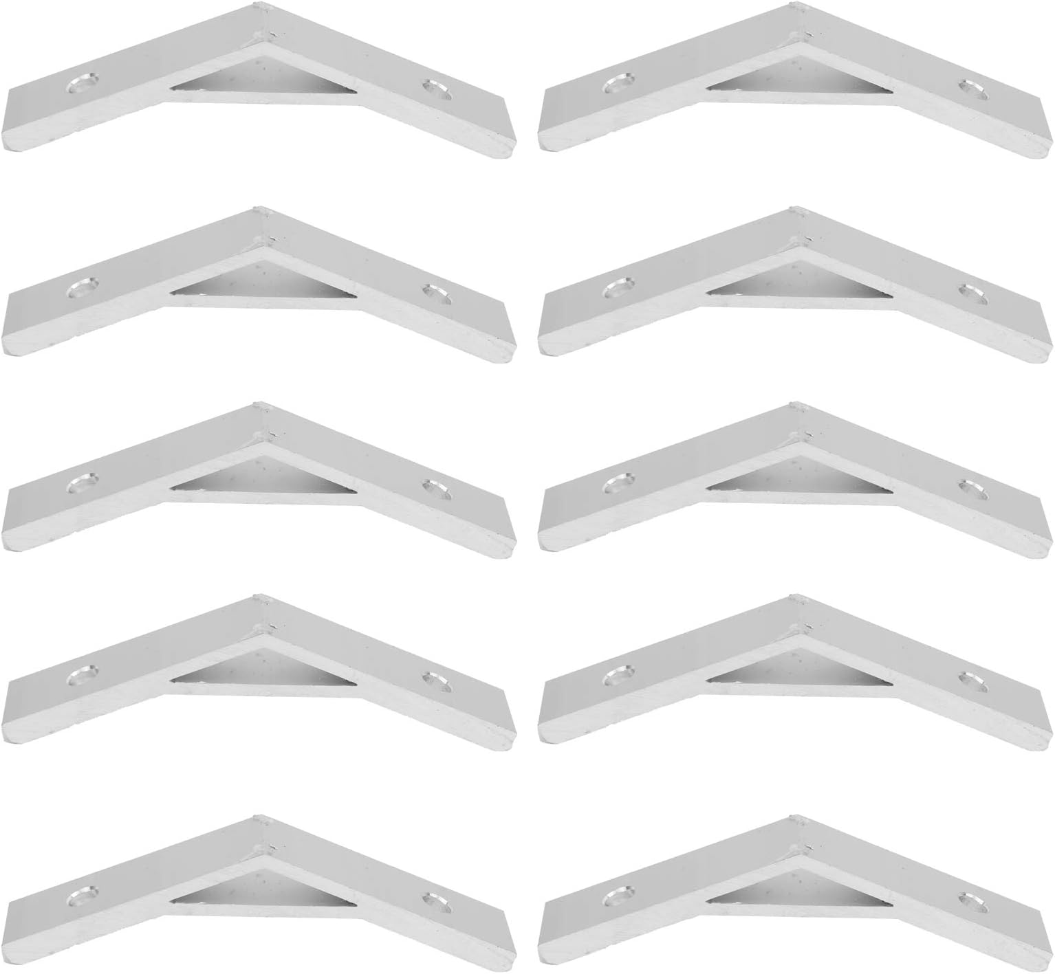 Amazon.com: JCBIZ 2PCS Aluminum Alloy 135 Degree Angle Bracket Slotted ...