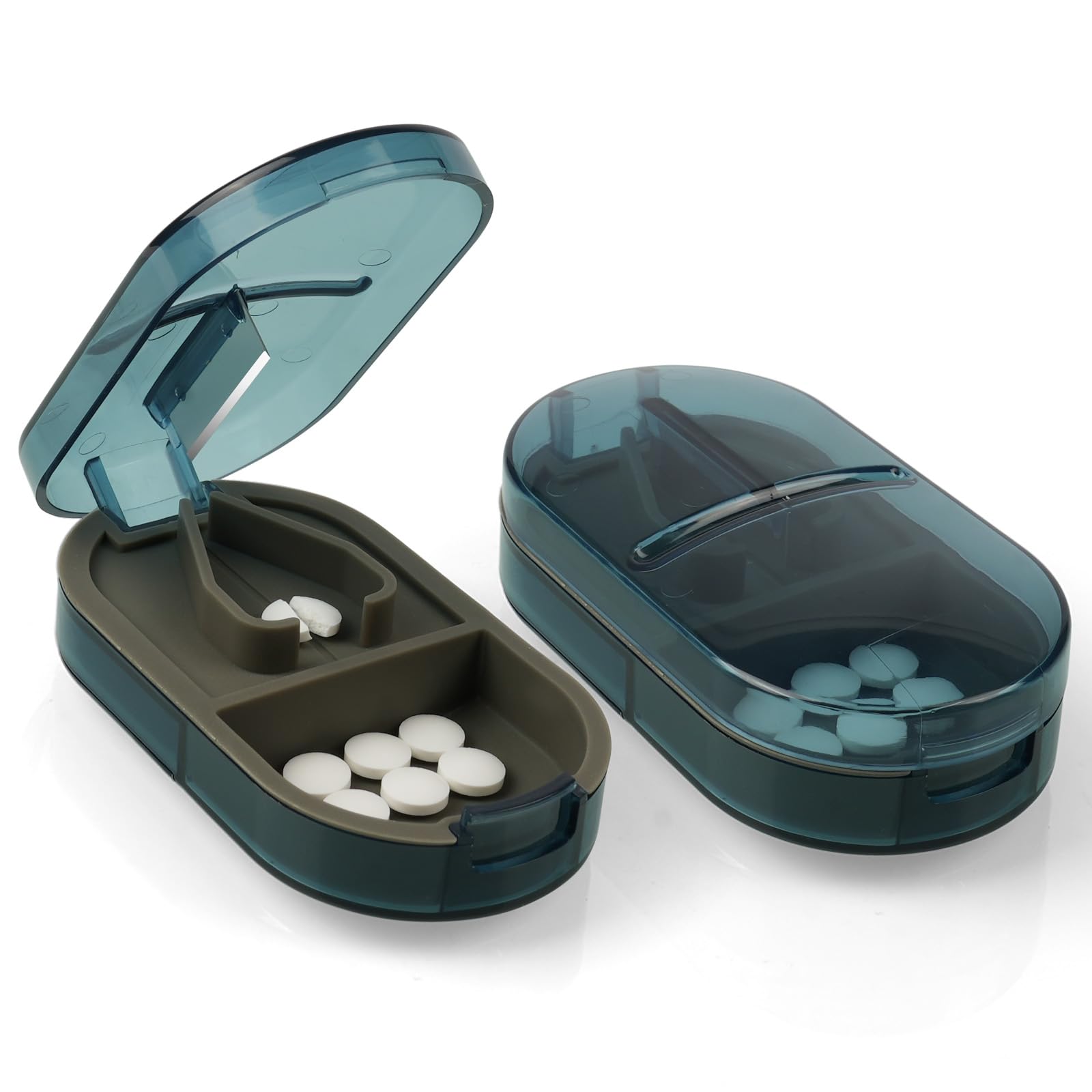 ACWOO Small Pill Tablet Cutter, Portable Pill Splitter for Small and ...