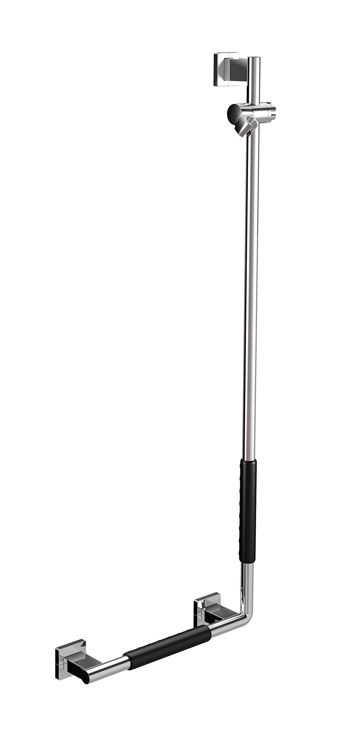 Emco 357021208 Shower Handle System 2 Left with Slip-Resistant Coating ...