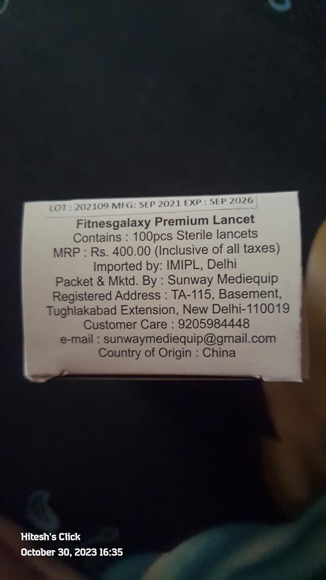 Fitnesgalaxy Premium Flat Lancet Needle 100pcs for Accu-check ...