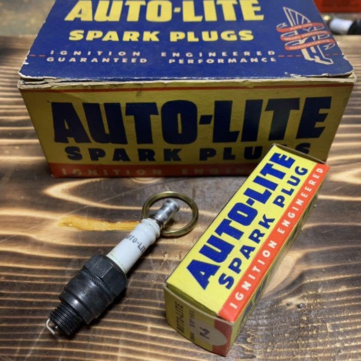 Deadstock Vintage Autolite Spark Plug Key Chain American Miscellaneous ...