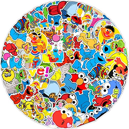 Sesame Street Stickers 50PCS Vinyl Stickers for Laptop,Bumper ...