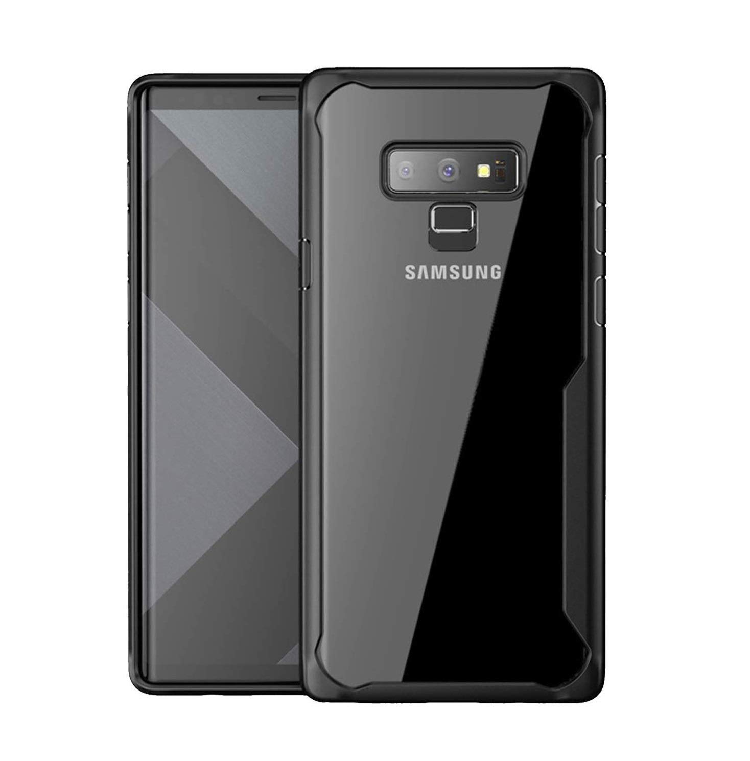 Plus Back Cover for Samsung Galaxy Note 9 (TPU+Plastic_Black) : Amazon ...