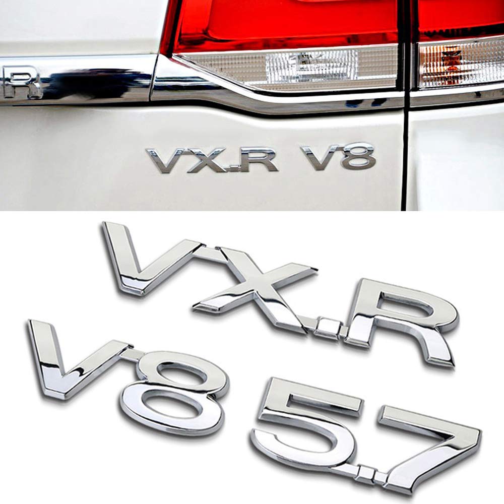 Buy For Toyota Land Cruiser VXR VX.R V8 5.7 Prado, Displacement Badge ...
