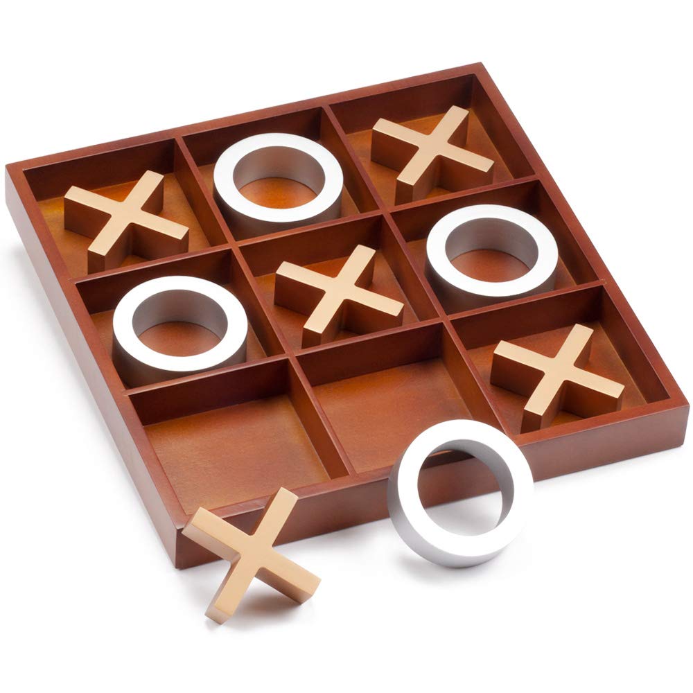 Amazon.com: GSE Games & Sports Expert 14" Giant Wooden Tic-Tac-Toe Game ...