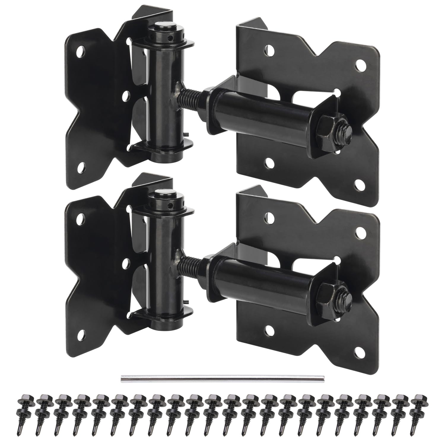 Snapklik.com : Self Closing Gate Hinges Heavy Duty For Vinyl/Wooden ...