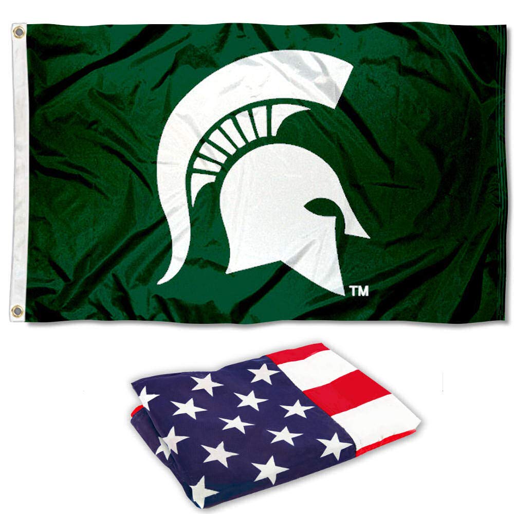 Michigan State Garden Flag College Flags & Banners Co. Michigan State ...