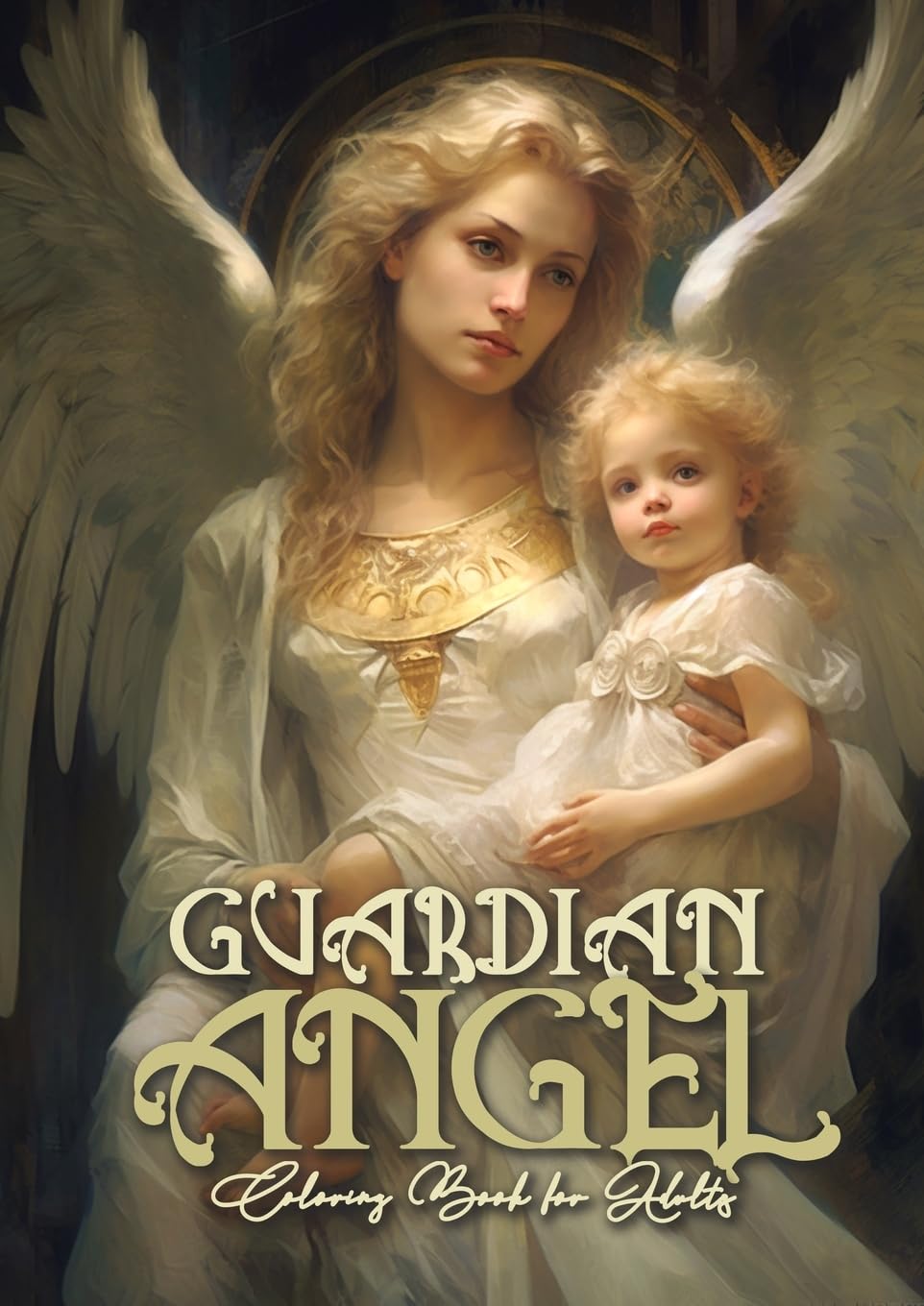 Amazon.com: Guardian Angel Coloring Book for Adults: Angels Coloring ...
