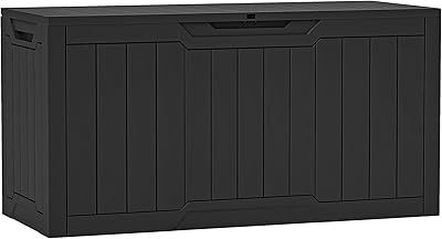 Amazon.com : Keter Marvel Plus 71 Gallon Resin Outdoor Storage Box for ...