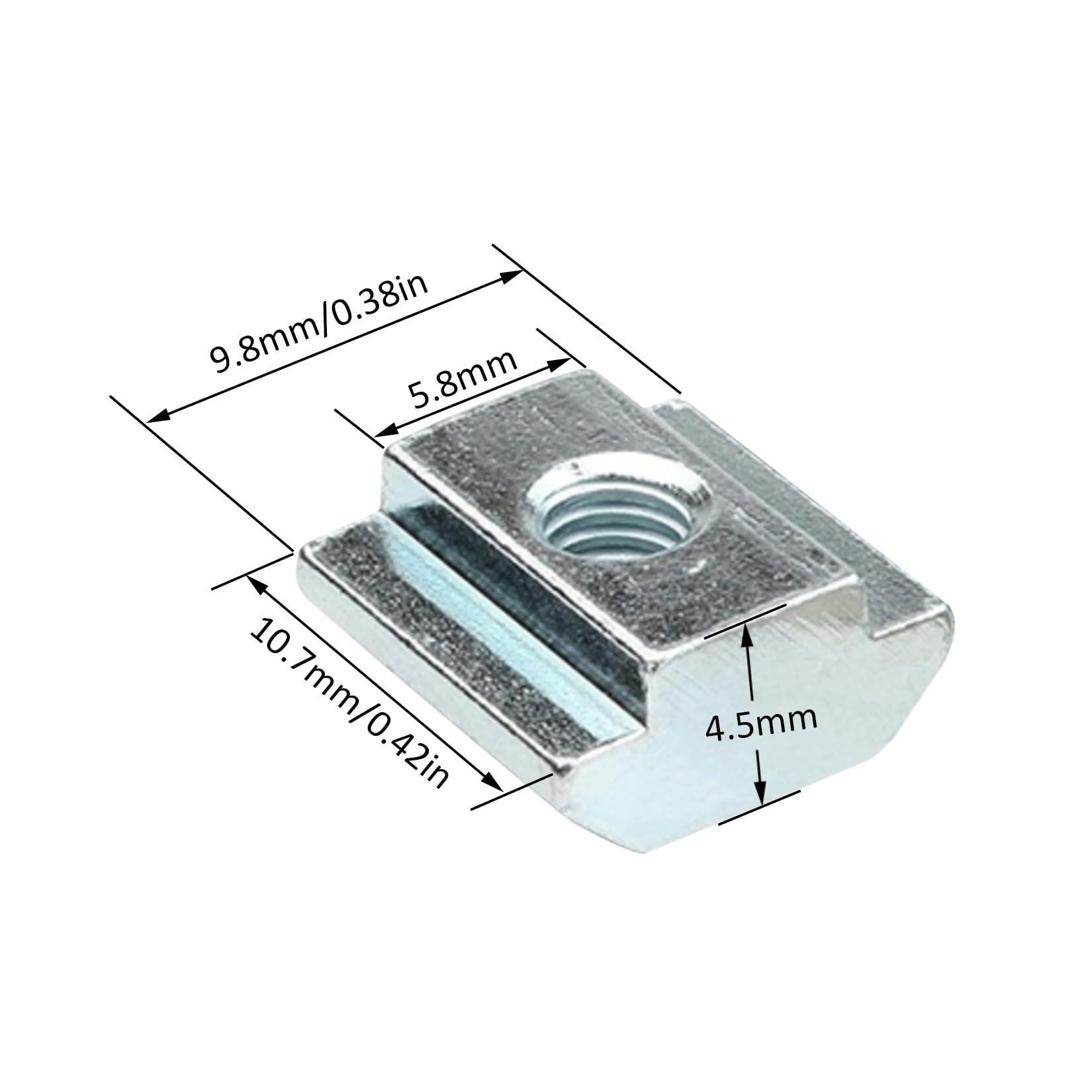 Snapklik.com : BLCCLOY 40pcs 20 Series Extrusion M5 T Slide Nut Tee ...