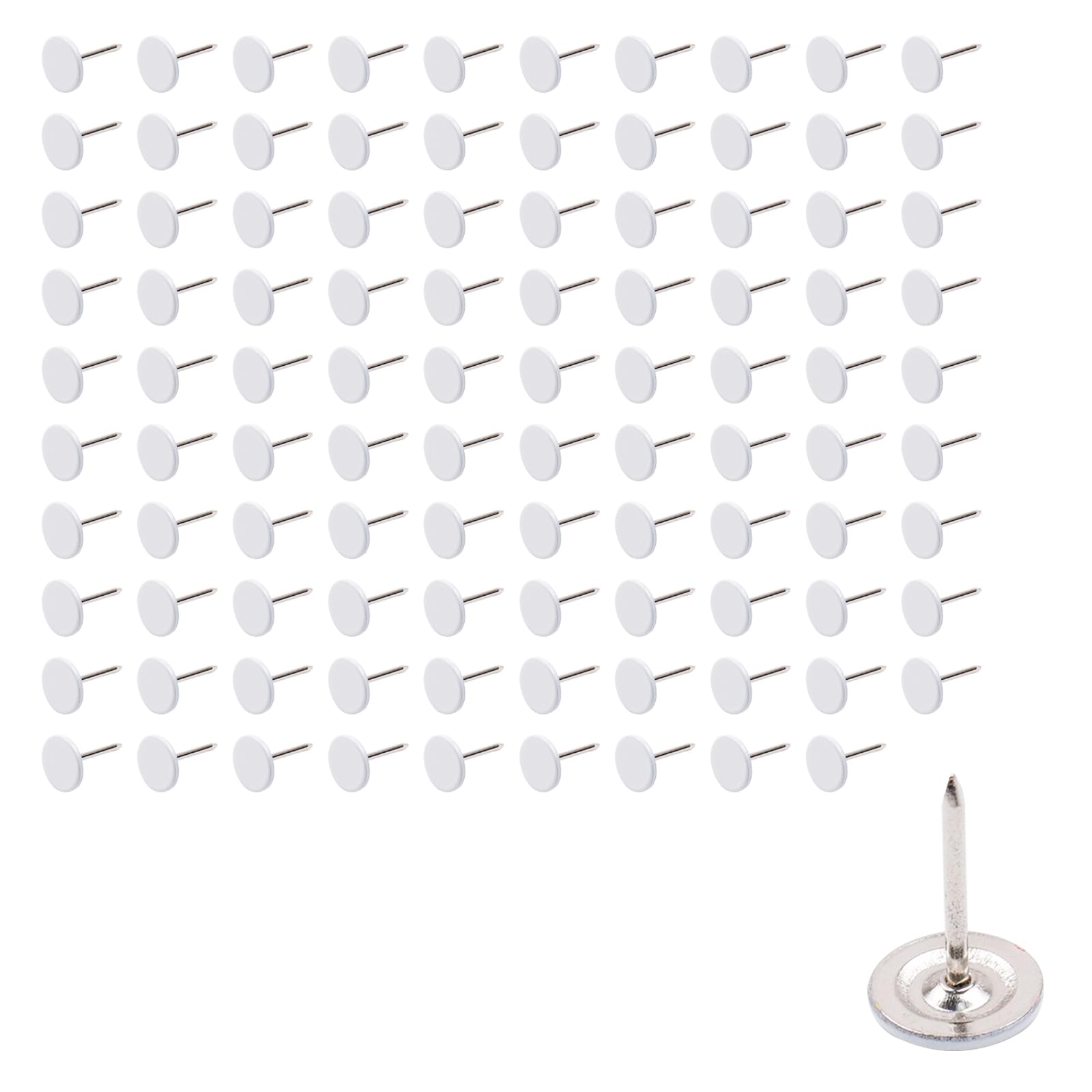 Amazon.com: Sydien 100Pcs Flat Head Upholstery Tacks Home Furniture ...