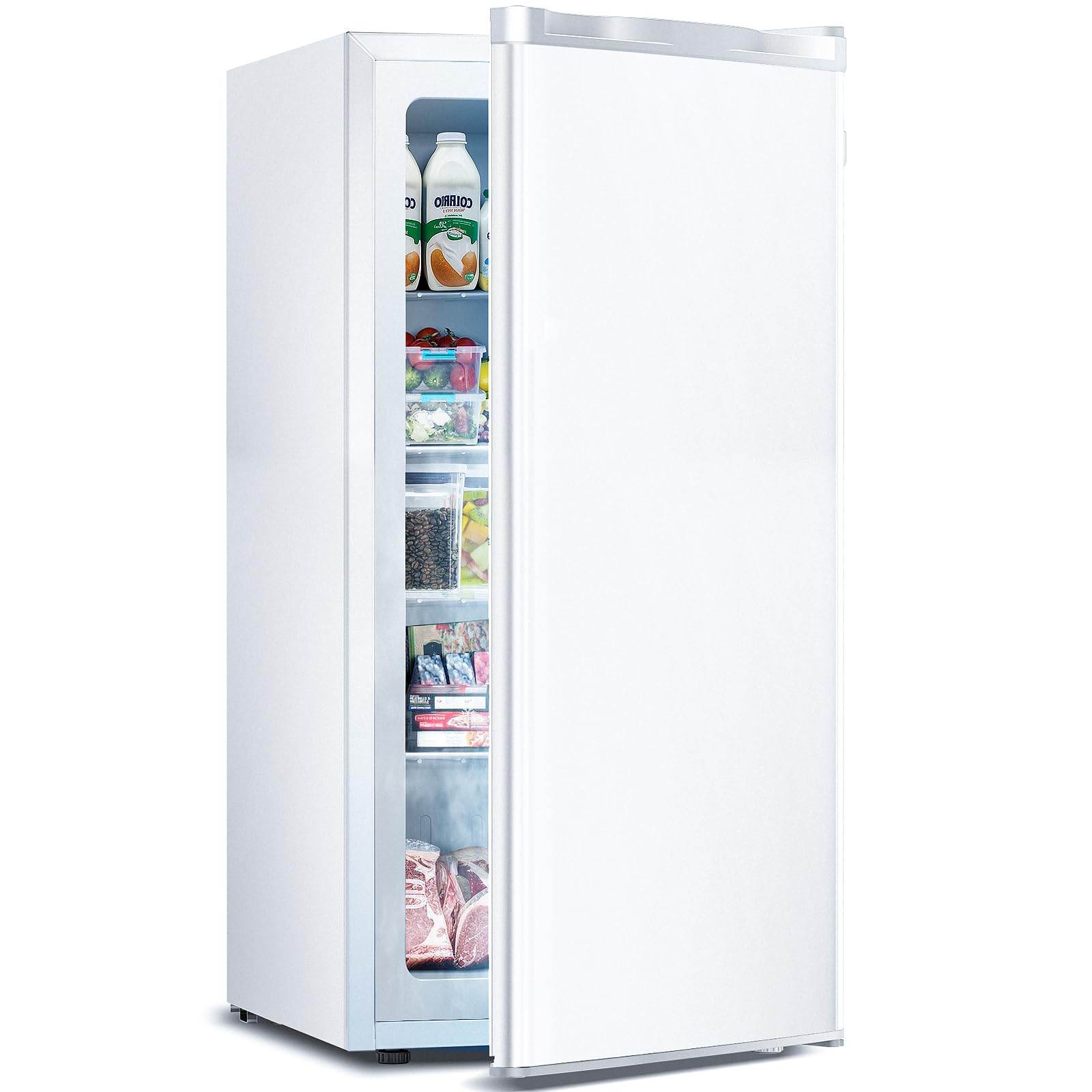 Amazon.com: Electactic 6.0 Cu.ft Upright Freezer, Small Stand Up ...