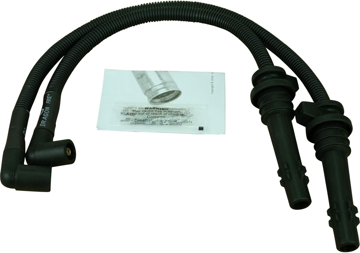 Amazon.com: DRAGON FIRE PERFORMANCE Direct Fit 8mm Low Ohm Spark Plug ...