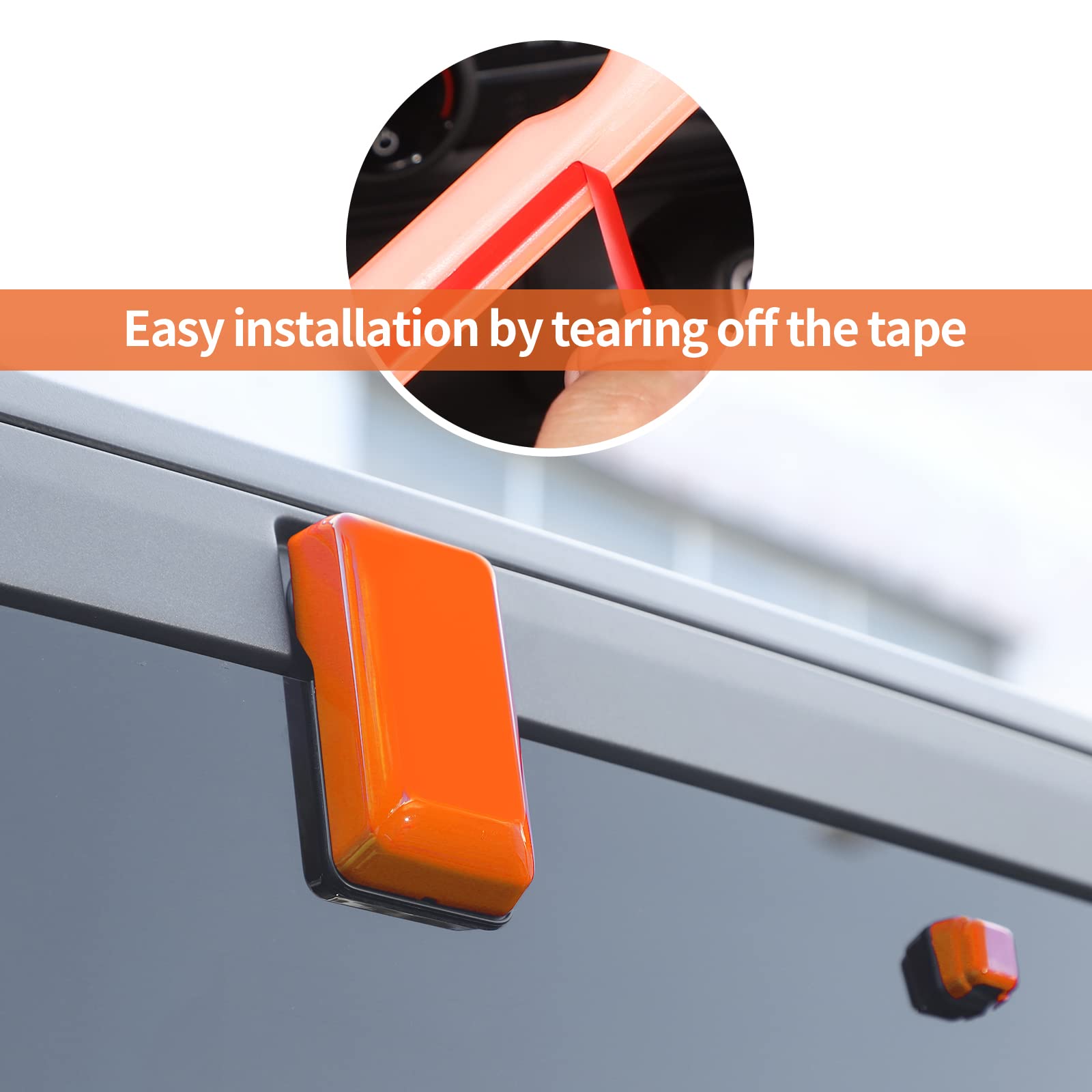 Snapklik.com : SQQP Rear Tail Door Window Hinge & Rain Wiper Nozzle ...