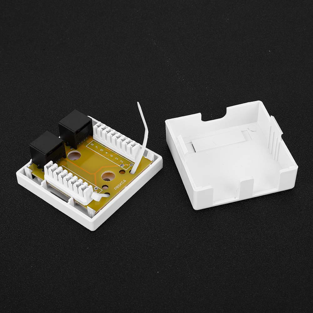 Buy RJ45 Connector, RJ45-8P8C Cat 6 Dual Port Networks Connector ...