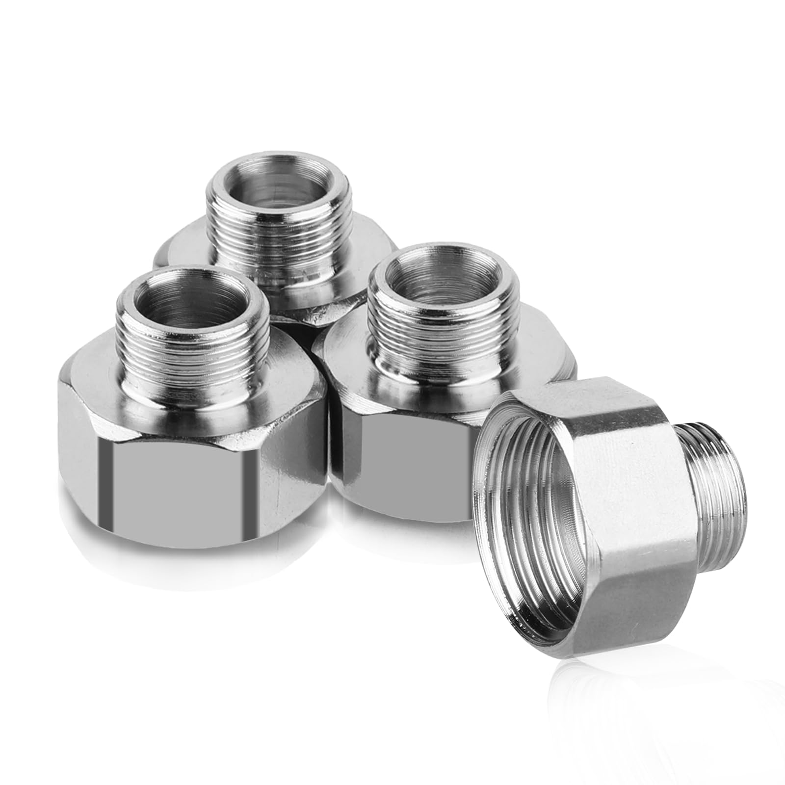 Amazon.com: 4 PCS Water Line Adapter 3/8 to 1/2 Water Line Adapter Male ...