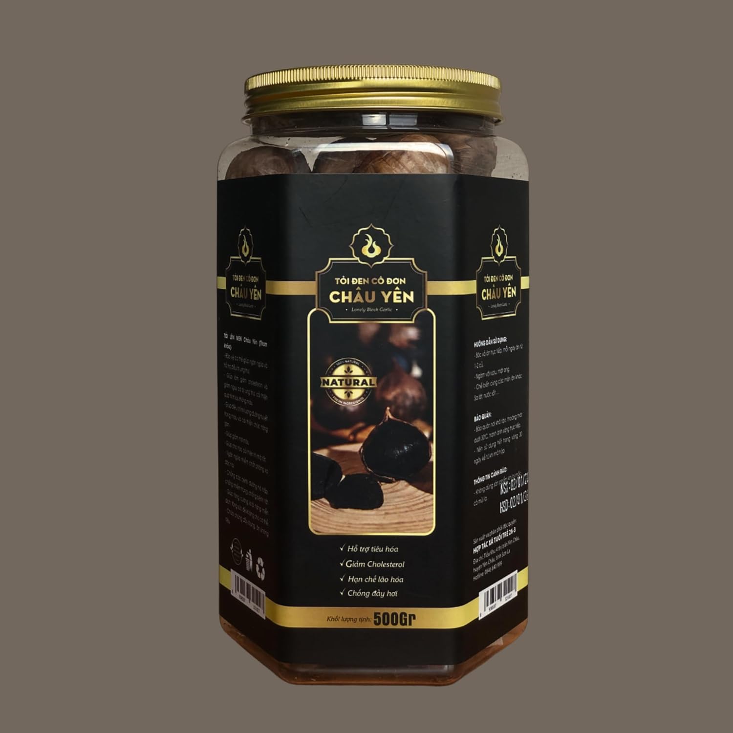 Amazon | 一片種 黒にんにく500g 90日長期 熟成 発酵 ベトナム産 無添加 黒ニンニク (500gx1個) | Lonely Black Garlic(孤独な黒にんにく ...