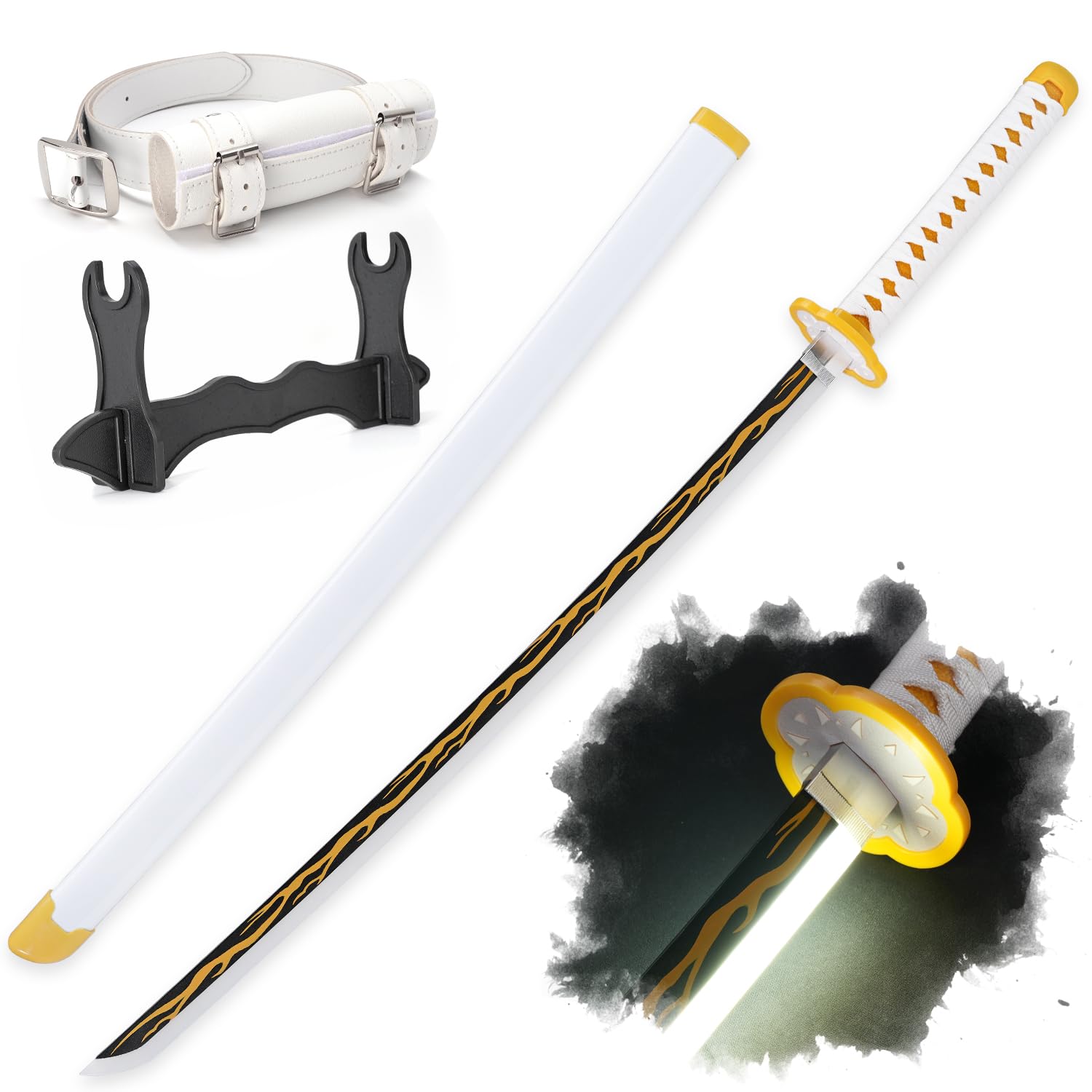 Snapklik.com : Zisu Light Up Zenitsu Sword - 40-Inch Sword