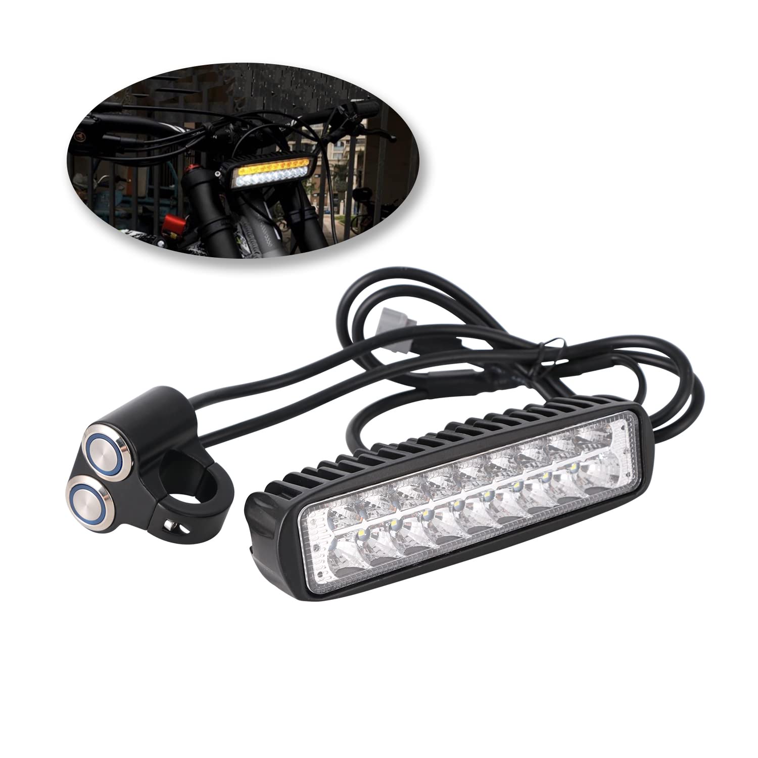 Buy JFG RACING Sur Ron Front Light,Surron Headlight Head Light Widen ...