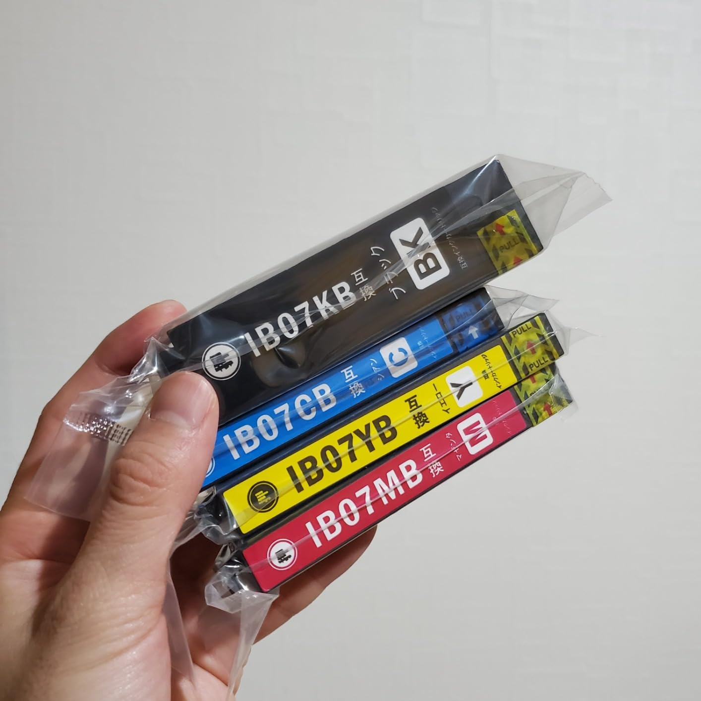 Amazon.co.jp: EasyECO Epson用 エプソン IB07 インクカートリッジ 4色セット IB07BK IB07CB IB07MB IB07YB イチョウ インク ...