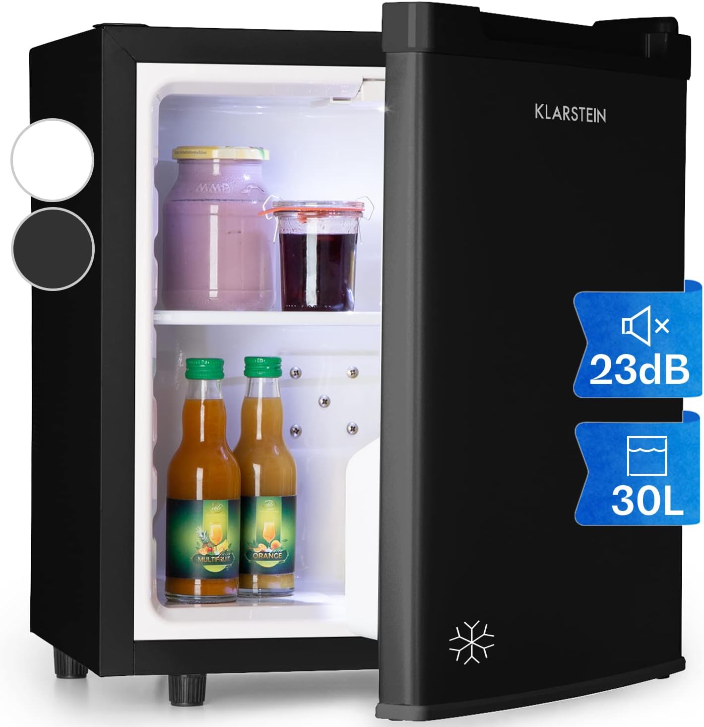 Klarstein Mini Fridge for Bedrooms, Food, Drinks, Skincare, Beverages ...