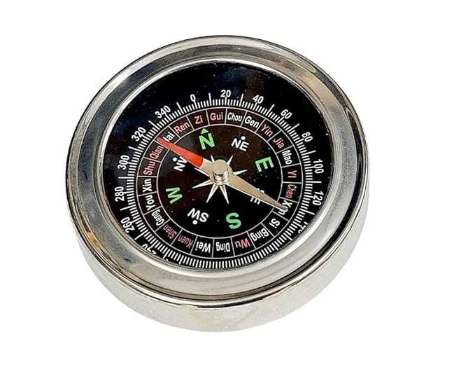 ERH India 1 Pc Magnetic Direction Compass Small Size 75mm Diameter ...
