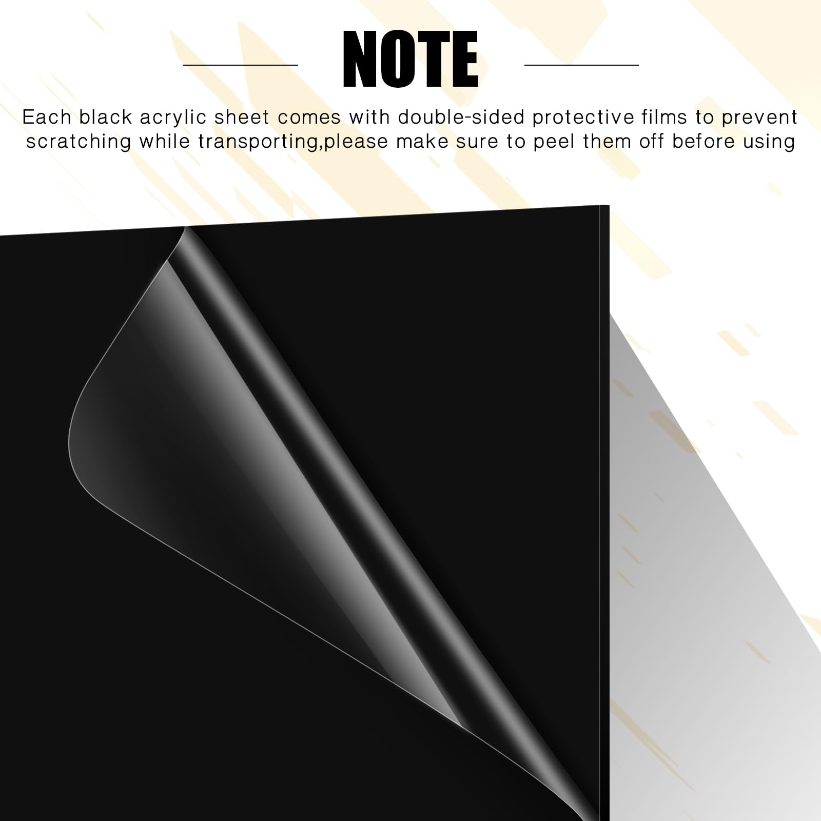 Snapklik.com : Riakrum 5 Pack Acrylic Sheets 1/8 Inch Cast Sheets Glass ...