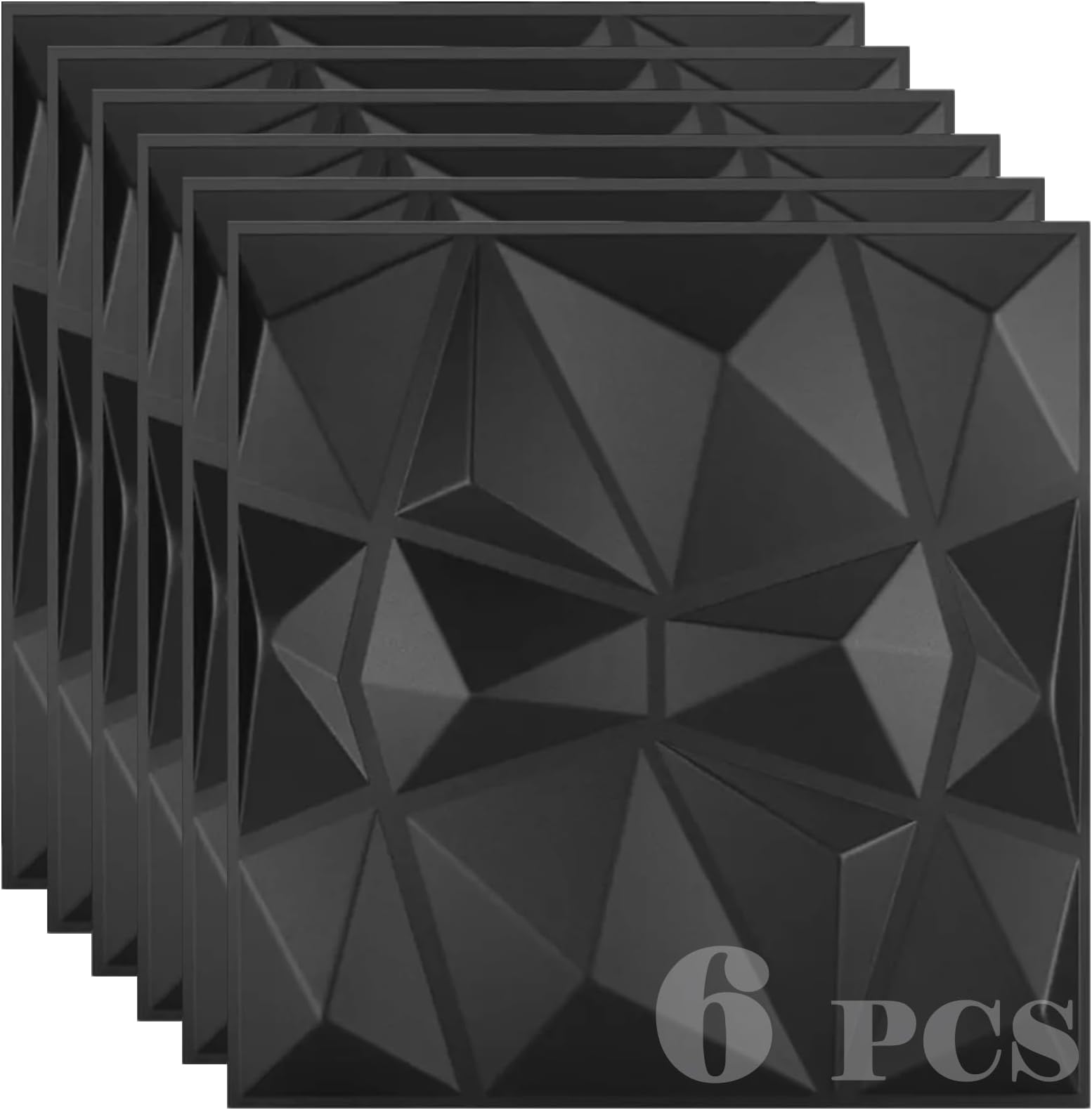 10 Piezas Panel 3d Decorativo De Pared De 50x50cm Adhesivo, KIOVINO ...