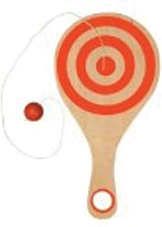 Amazon.com: Toysmith Bounce Back Paddle Ball : Toys & Games
