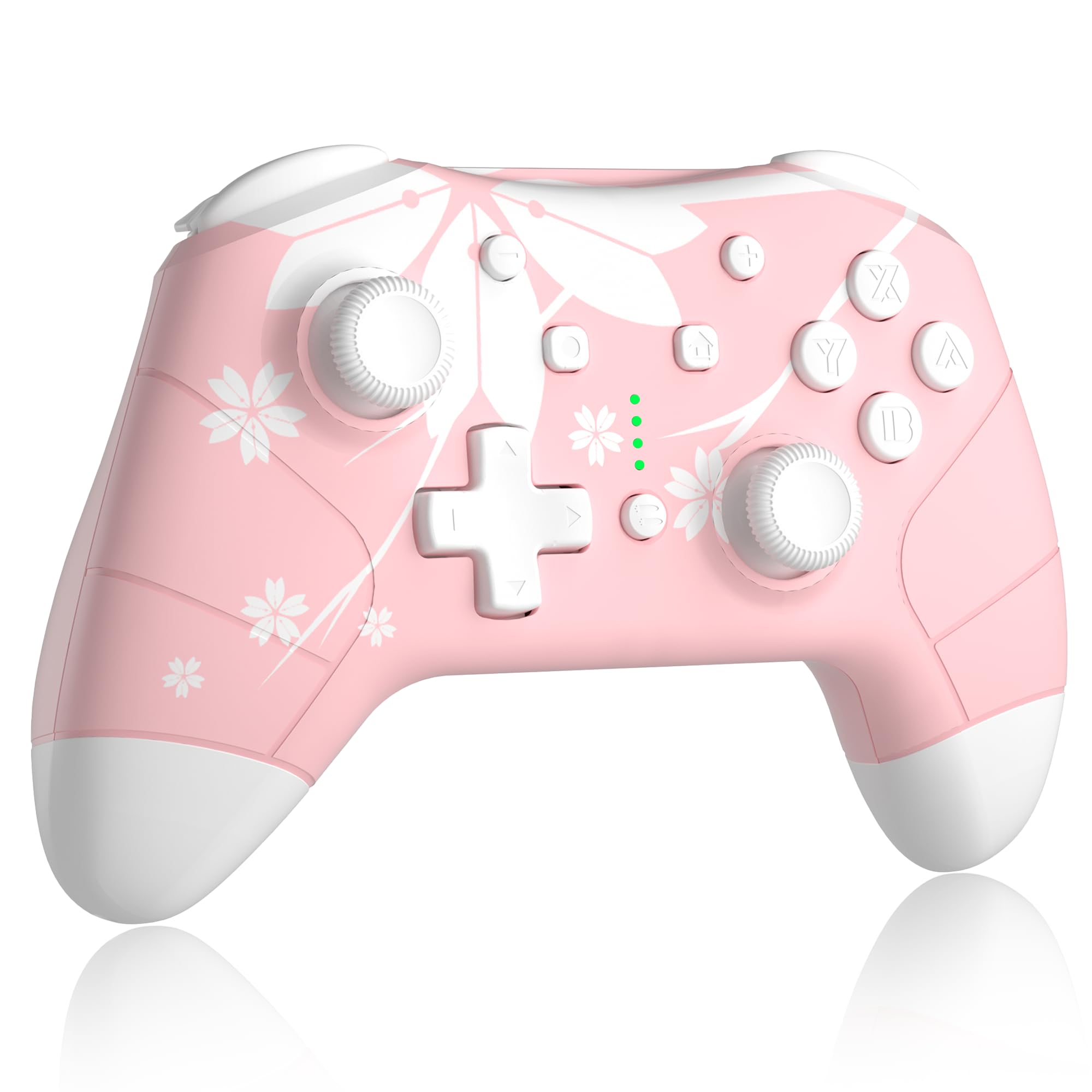 Snapklik.com : Mytrix Sakura Pink Pro Wireless Controller Compatible