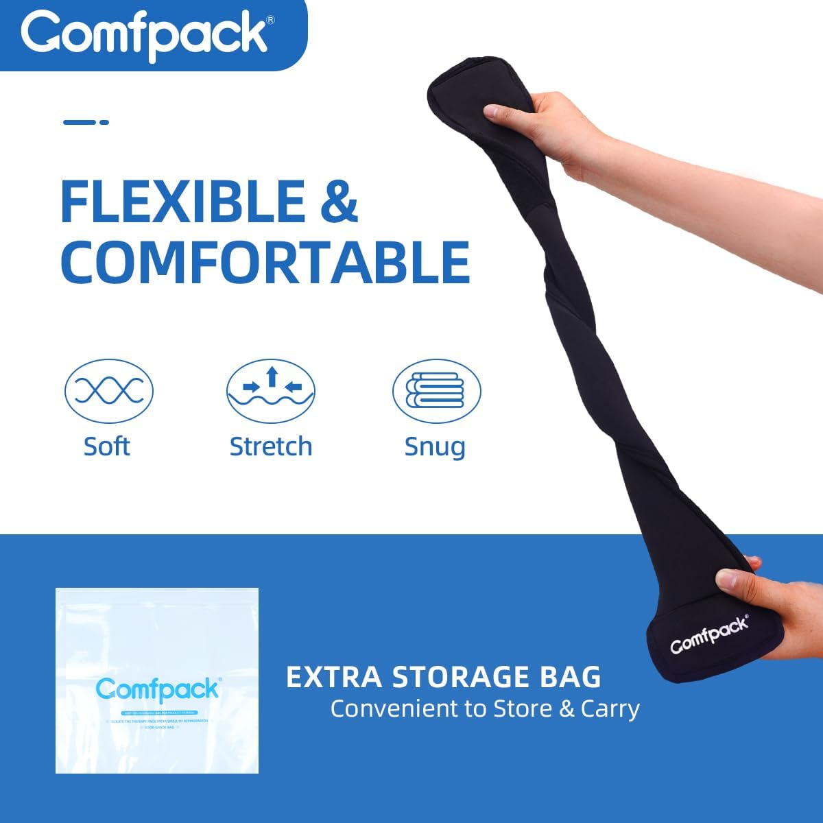Snapklik.com : Neck Ice Pack Wrap, Cold Compress Ice Pack For Neck Pain ...