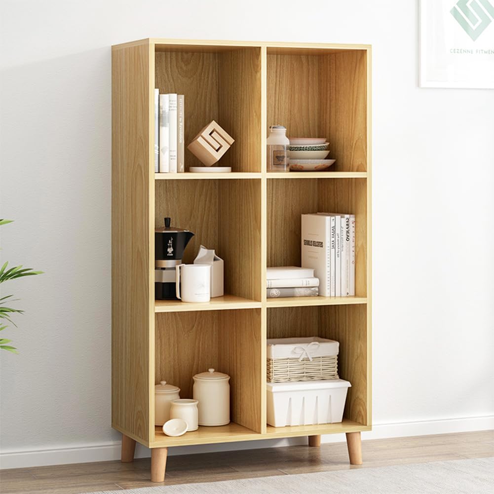 Amazon.com: IOTXY Open Cube Low Bookcase - 3-Tier Freestanding Storage ...