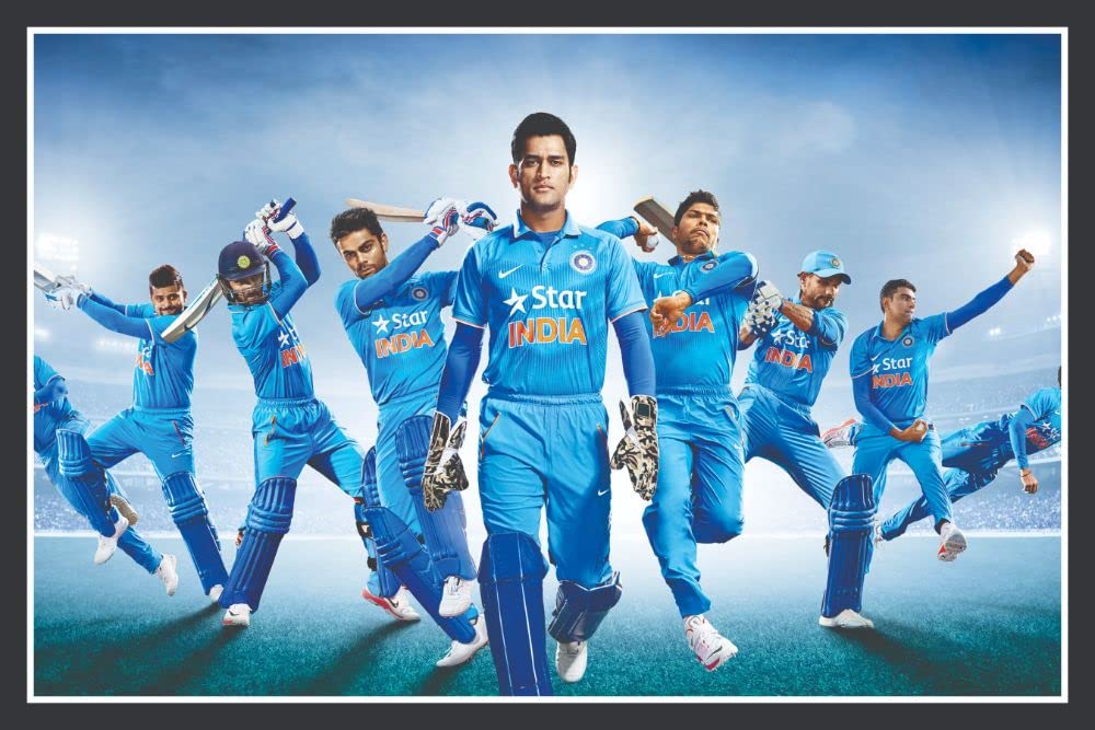 DigitalMantra Indian Cricket Team Posters For Room Decoration | Home ...