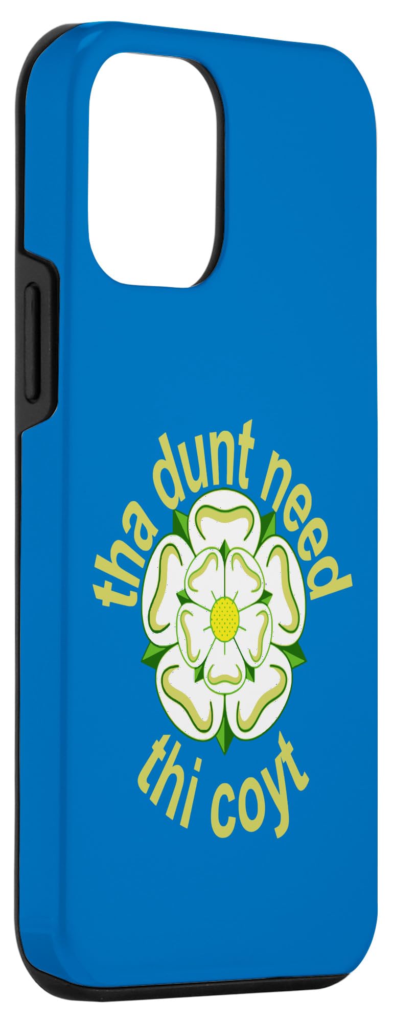 iPhone 12 mini Tha Dunt Need Thi Coyt Yellow-Green Text Case – BigaMart