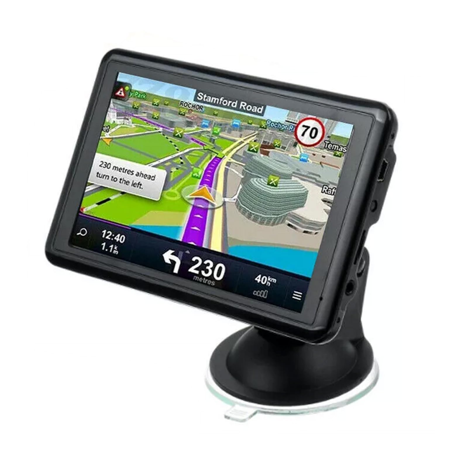 Provecta 5 inch Touch Screen Car Truck Navigation GPS Navigator System ...