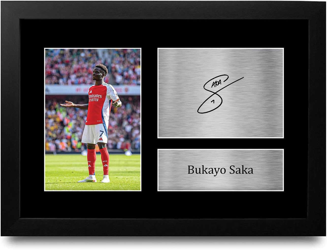 HWC Trading FR A4 Bukayo Saka Gifts Printed Signed Autograph Picture ...