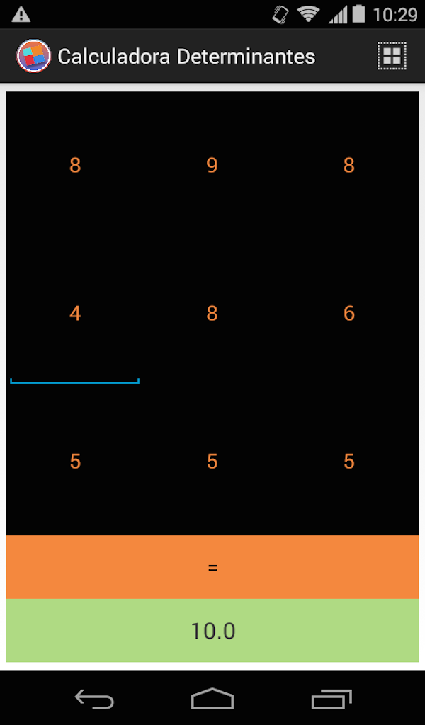 Determinant Calculator - App on Amazon Appstore