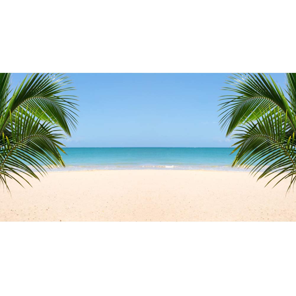 Beach Poster 7x5ft Tropical Beach Photography Backdrop - Hawaiian Luau ...