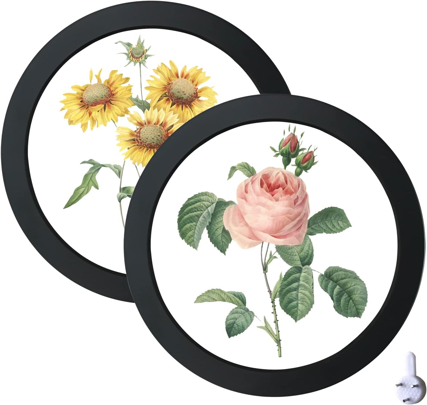 Amazon.com - CUT ARTS Round Black 8" Picture Frame