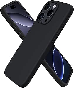 Amazon.com: ORNARTO Compatible with iPhone 16 Pro Case 6.3", Slim Liquid Silicone 3 Layers Soft ...