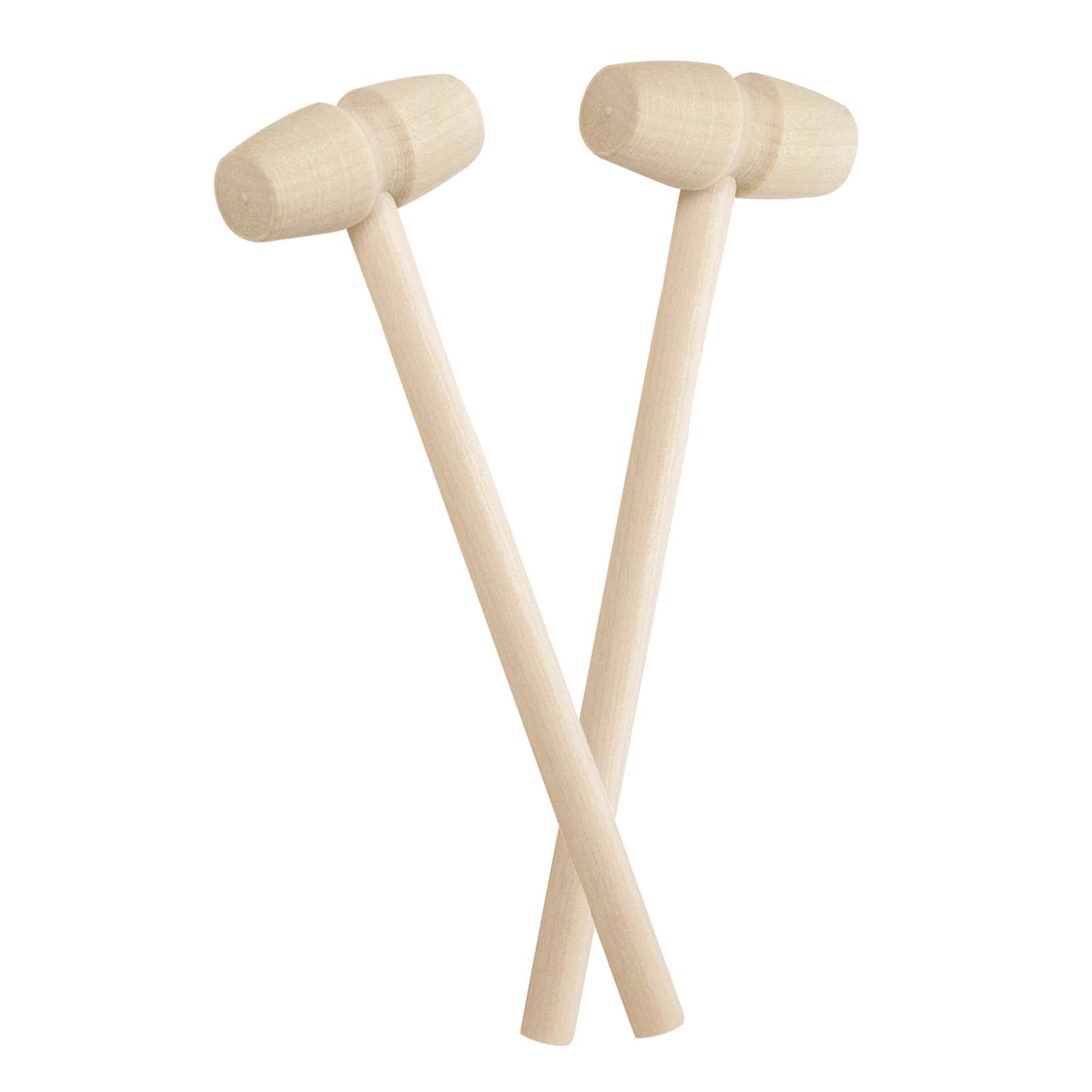 Amazon.com: Tupalizy 2 Pieces Mini Wooden Mallet for Chocolate Heart ...