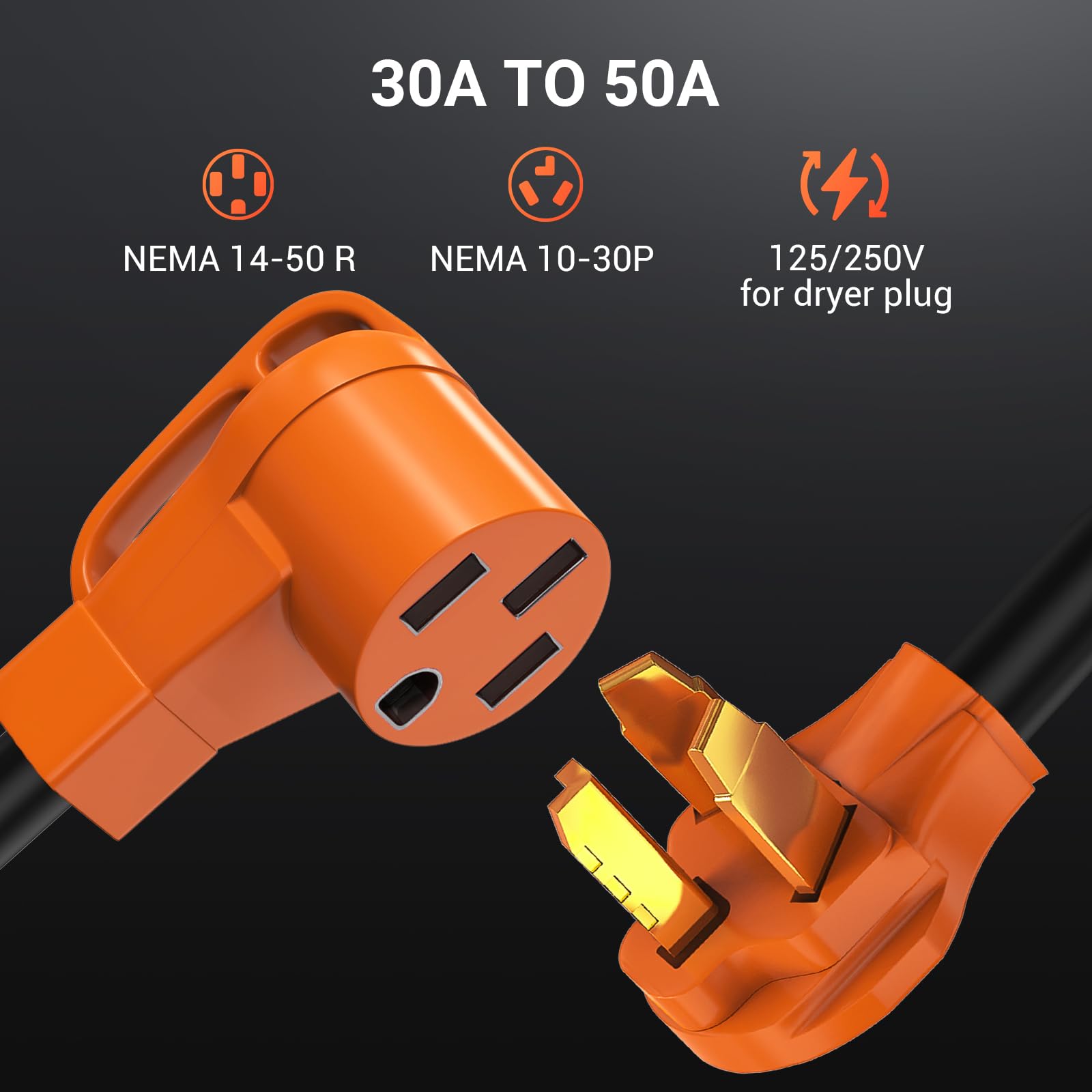 Snapklik.com : Tera Adapter Cord NEMA 10-30P To 14-50R: For All Level 2 ...