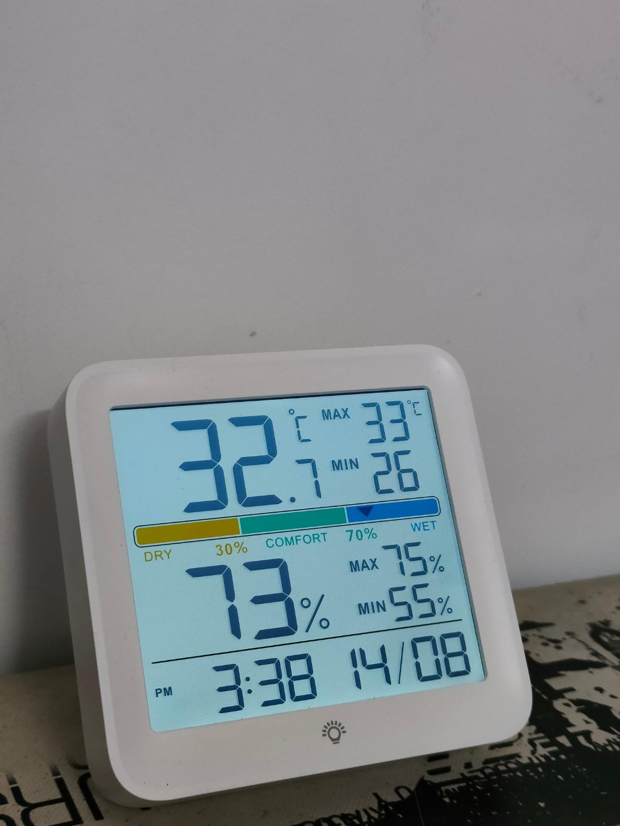 NOKLEAD Hygrometer Indoor Thermometer Digital Thermo-Hygrometer ...