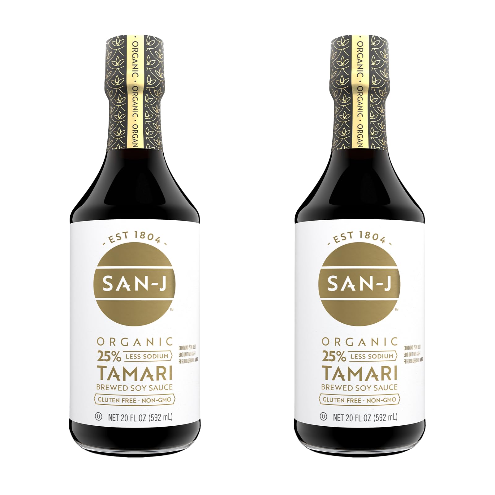 Amazon.com : San-J - Organic Gluten Free Tamari Soy Sauce with 25% Less ...