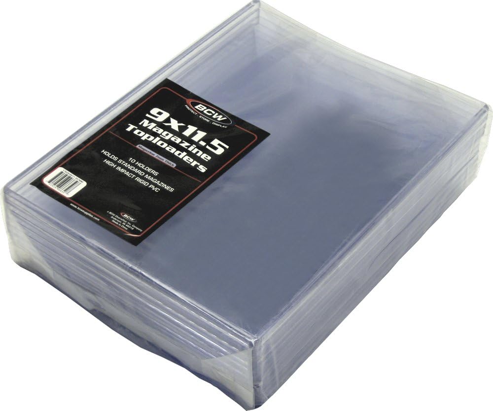 Amazon.com: BCW Supplies 7mm Magazine Topload Holder (10 Count Pack ...